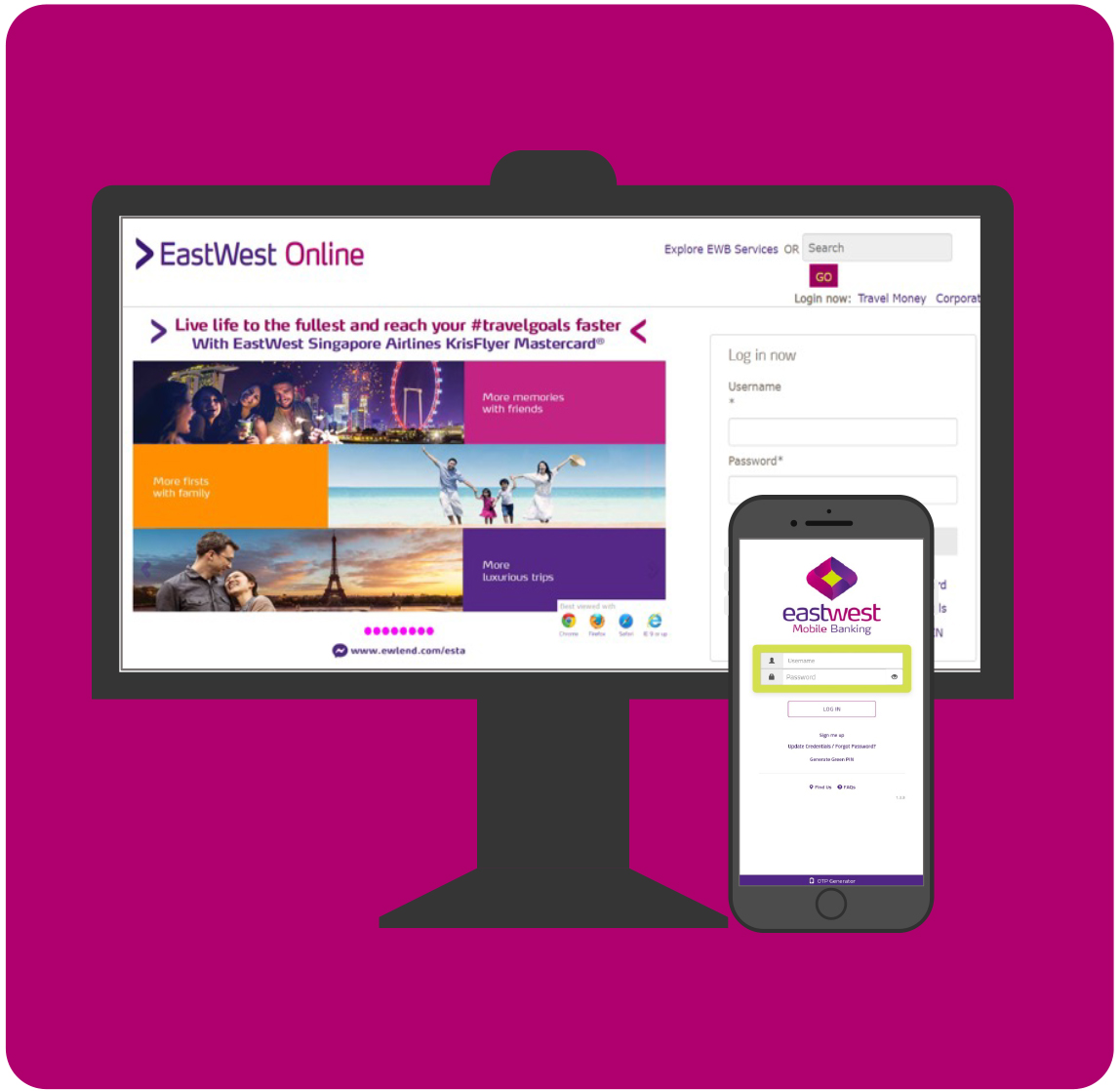 Register your mobile number linked to your EastWest account | EastWest Bank